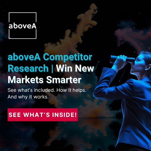 aboveA Competitor Research | Win New Markets Smarter